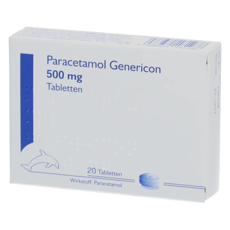 Paracetamol-Genericon-20St-2025.png | Bahnhof Apotheke Graz